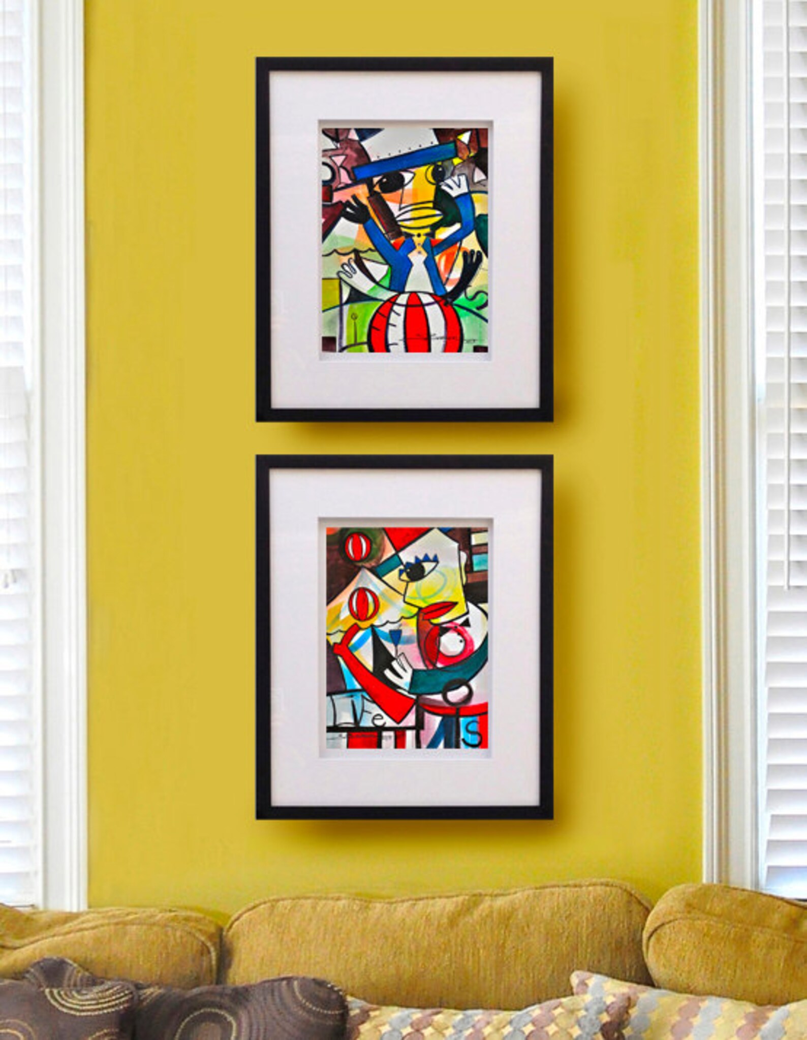 The Juggler Watercolor Print, Circus Art, Circus Wall Art, Juggling ...