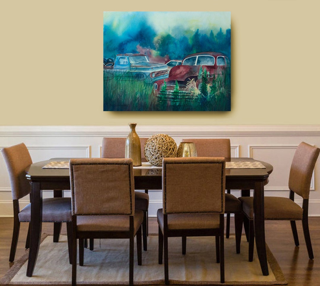 Classic Cars CANVAS, Canvas Artwork, Canvas Art, Canvas Wall Art,decor ...