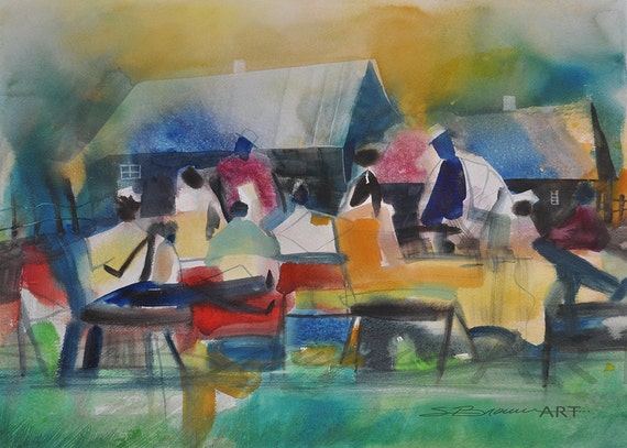 Abstract Paintings Of Family