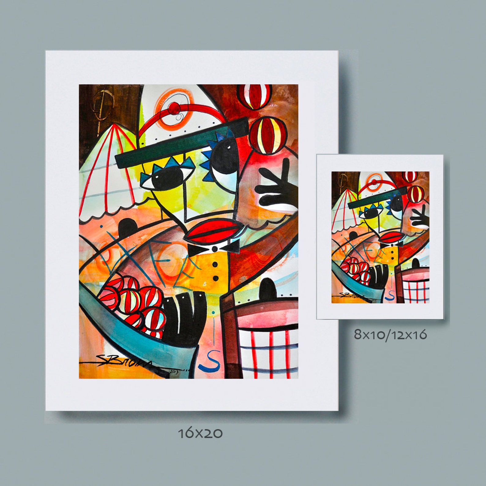The Juggler II Watercolor Print, Circus Art, Circus Wall Art, Juggling ...
