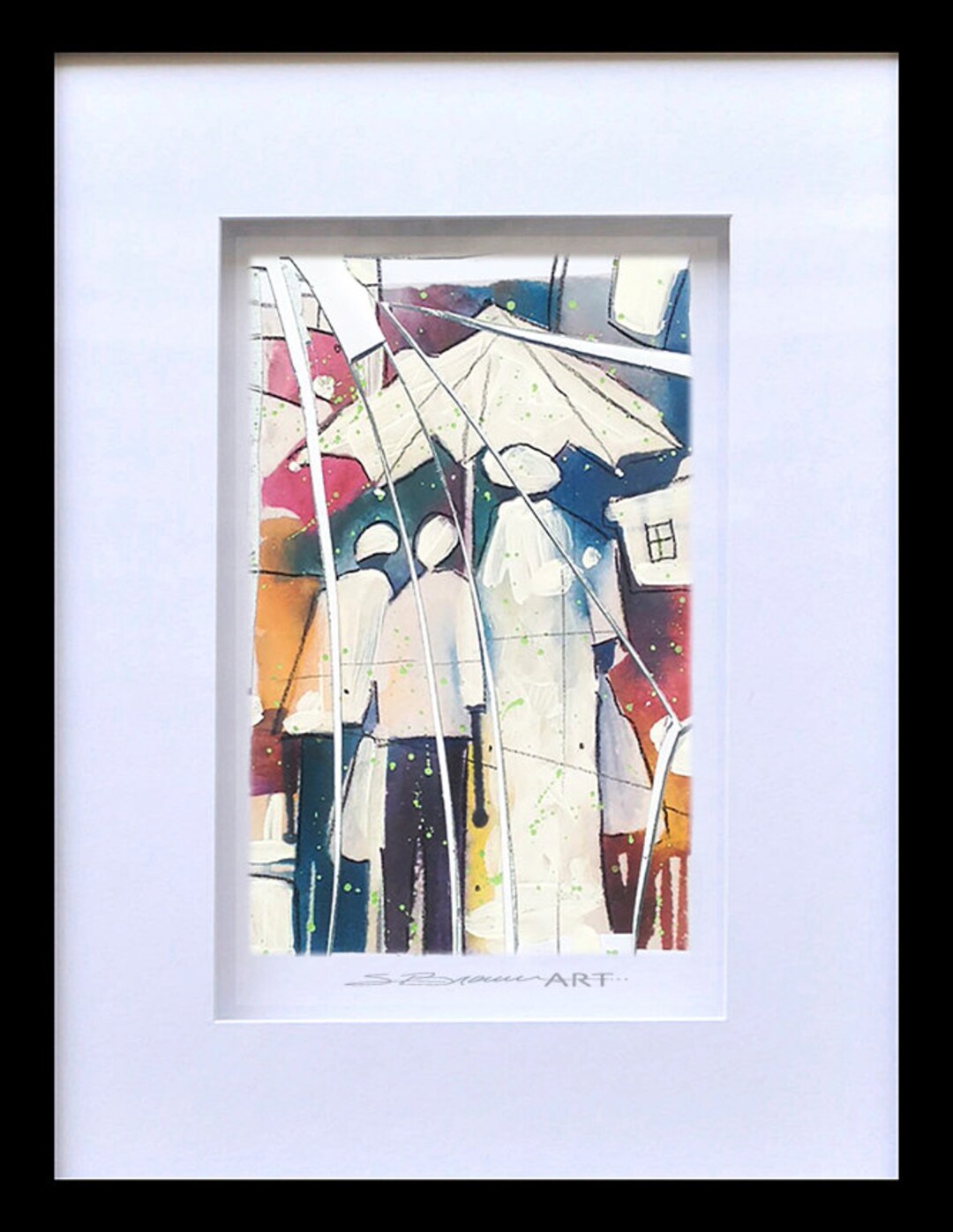 Family Time Glass Art, African American Art, Contemporary Art ...