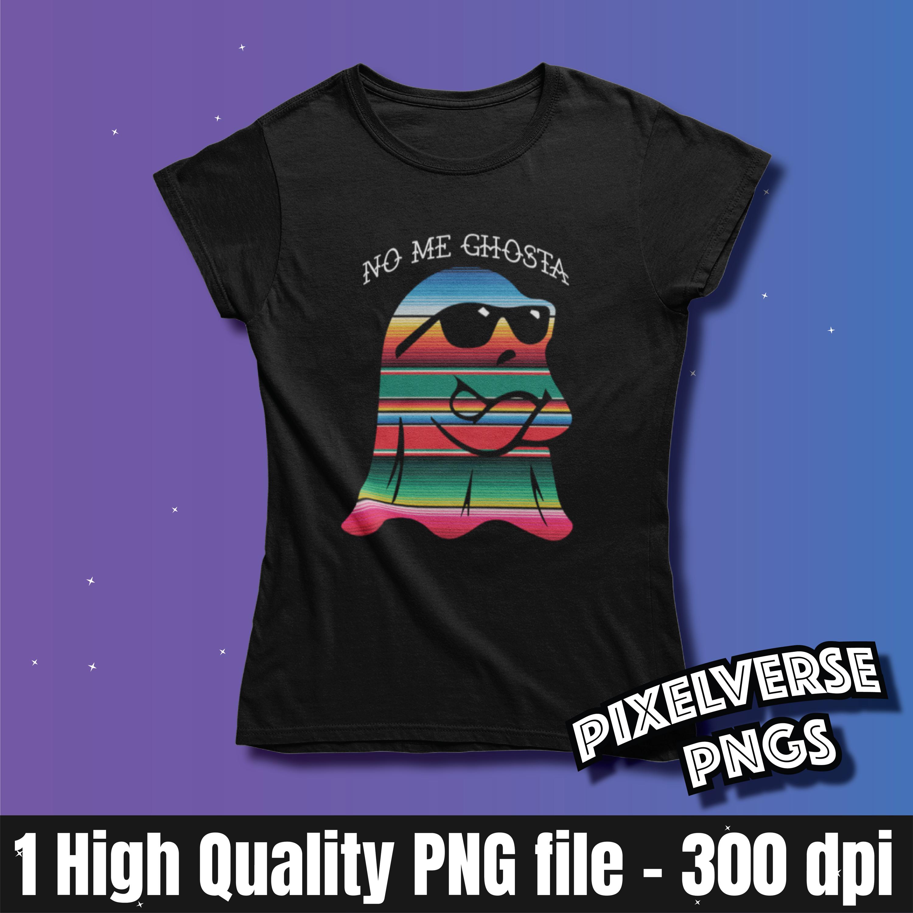 No Me Ghosta PNG, Serape Ghost Digital Art, Funny Chicano Clipart, Dia ...