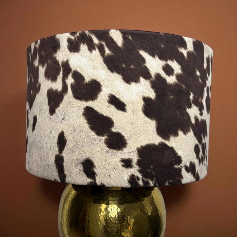 Cowhide Lamp Shade - Etsy