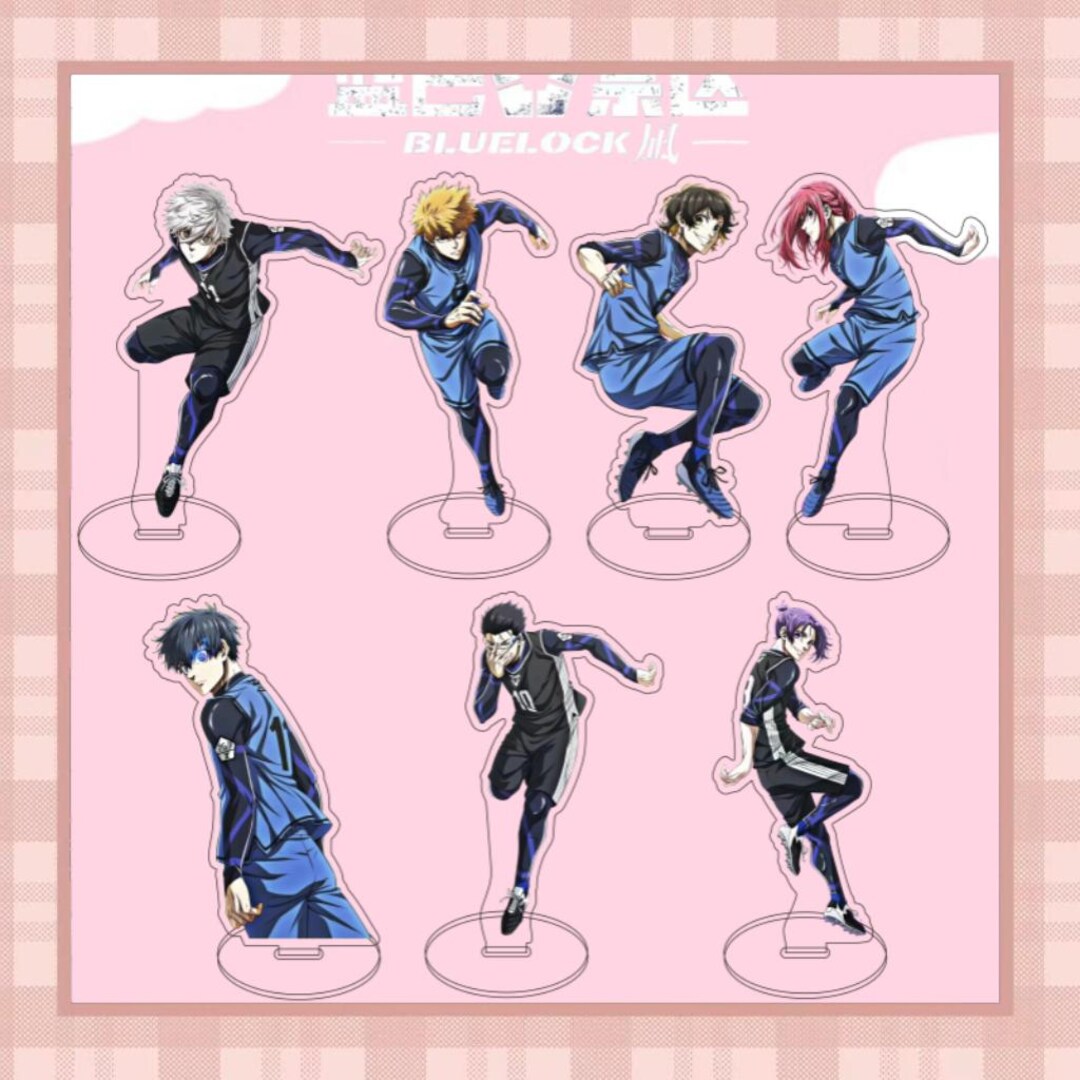 Blue Lock 10cm Fanmade Standee | Bachira/isagi/chigiri Etc. Anime Decor ...