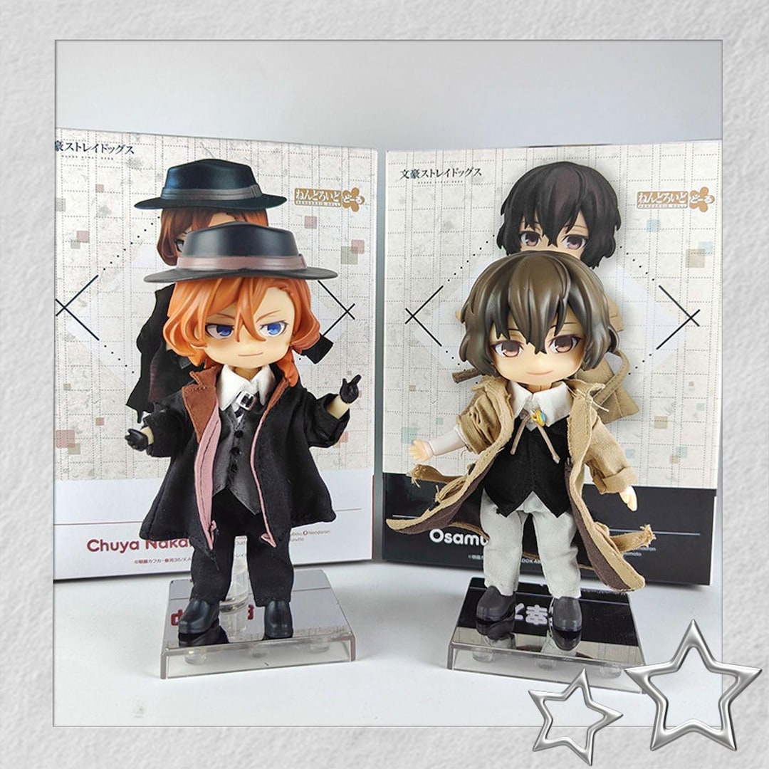 Bungo Stray Dogs Handmade Clay Figures, Chibi Style, Dazai Chuuya Ranpo ...