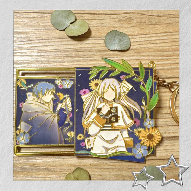 Frieren: Beyond Journey's End Metal Keychain | Push-pull Frieren/himmel ...
