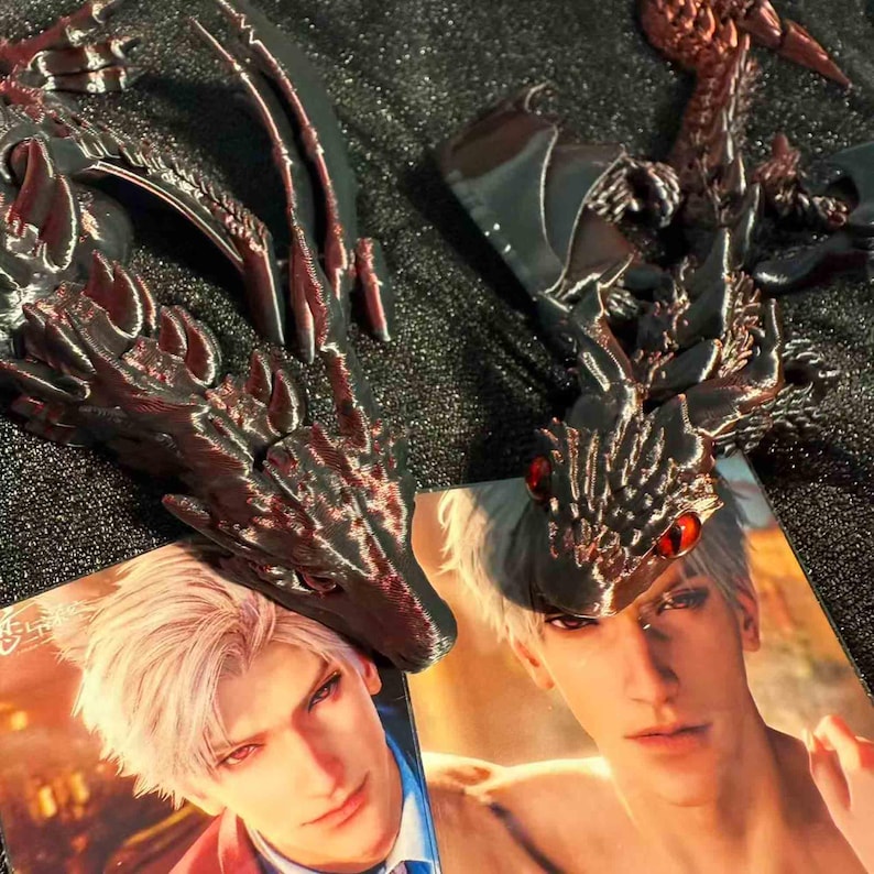 Stunning 3D Printed Flying Dragon Toy With Majestic Horns -sylus ...