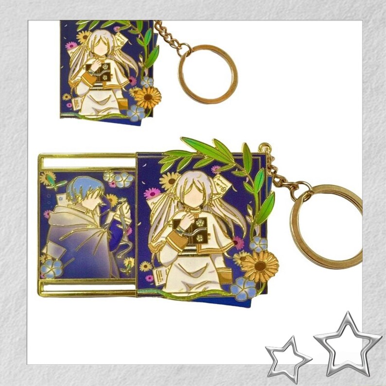 Frieren: Beyond Journey's End Metal Keychain | Push-pull Frieren/himmel ...