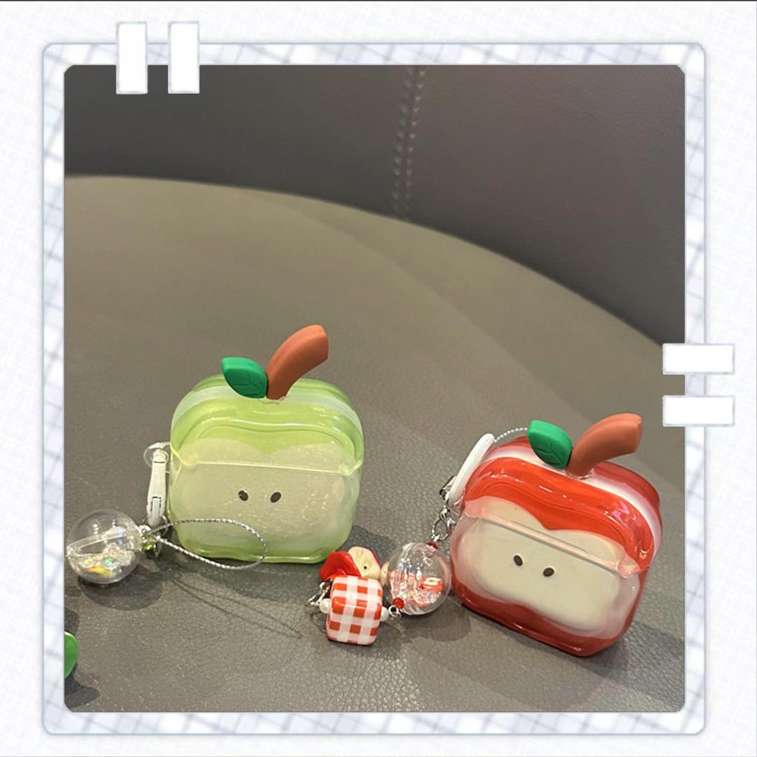 Love and Deepspace Caleb Airpods Case Red Green Apple Earphone Cover - Etsy