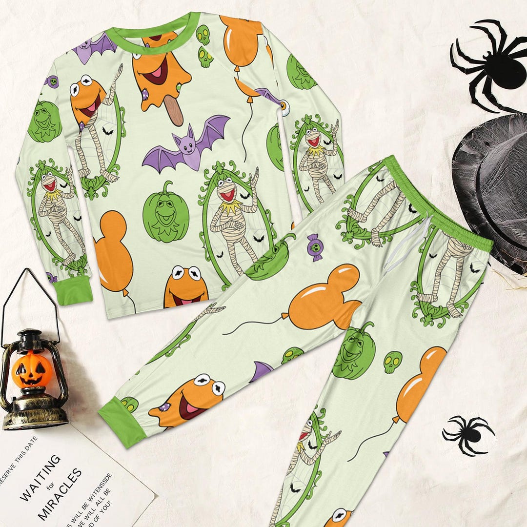 Spooky Kermit and Fozzie Bear Halloween Pajama Set, the Muppets ...