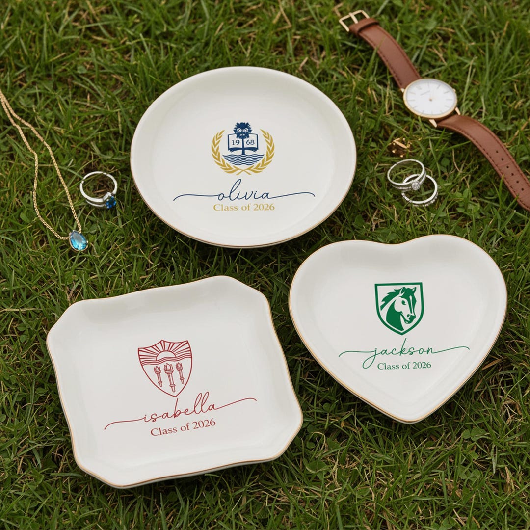 Personalized University Pride Logo Trinket, Custom University ...
