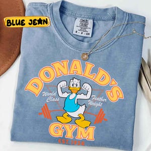 Funny Disney Donald Duck's World Class Gym Est 1934 Shirt, Disney ...