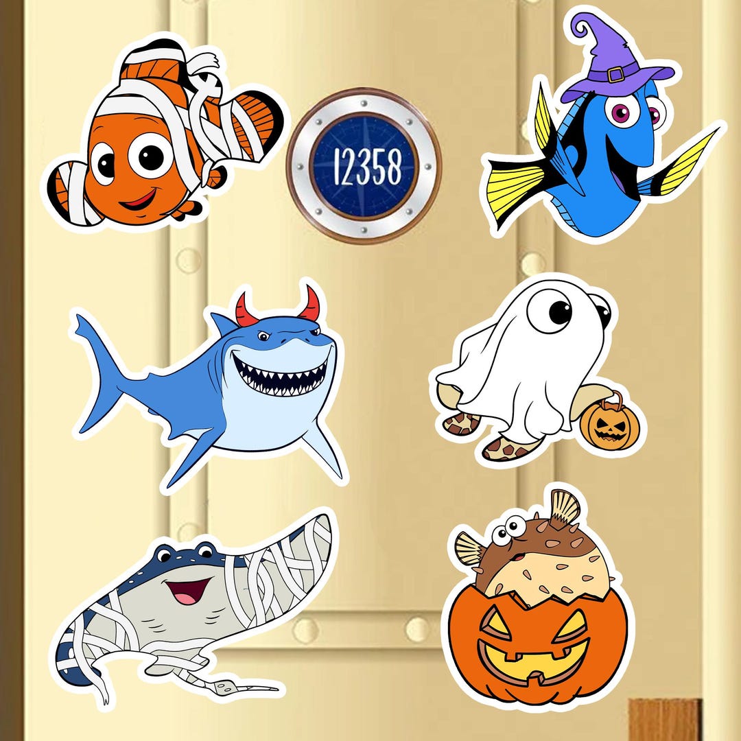 Disney Halloween Finding Nemo Magnet, Finding Nemo & Friends Magnet ...