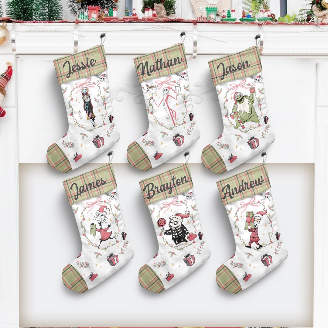 Custom the Nightmare Before Christmas Group Watercolor Christmas ...