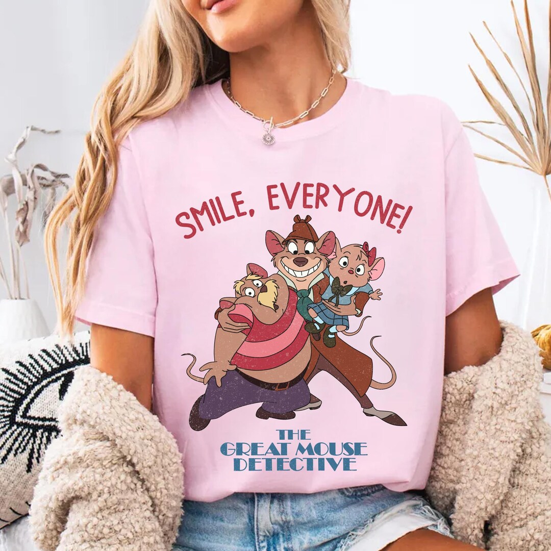Disney Basil of Baker Street Dr. David Q. Dawson T-shirt, Smile ...