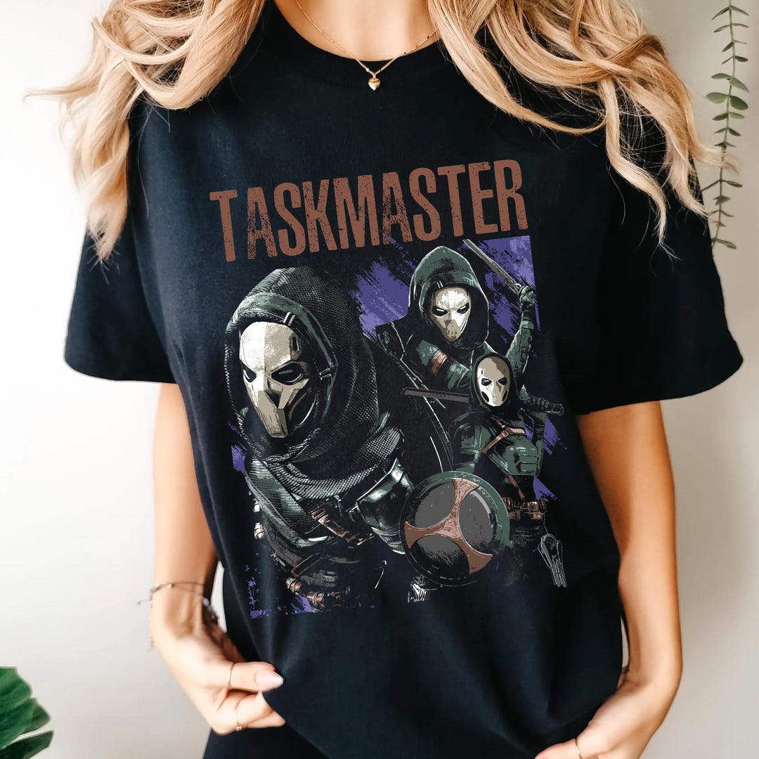 Marvel Taskmaster Thunderbolts Shirt, Vintage Taskmaster Portrait ...