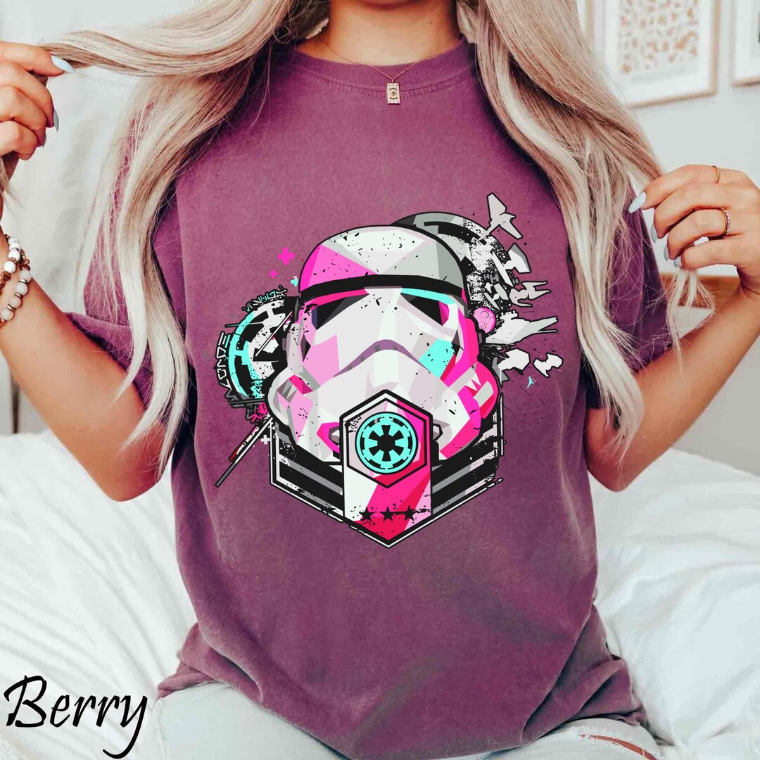 Retro Disney Geometry Graphic Stormtrooper Helmet Shirt, Star Wars T ...