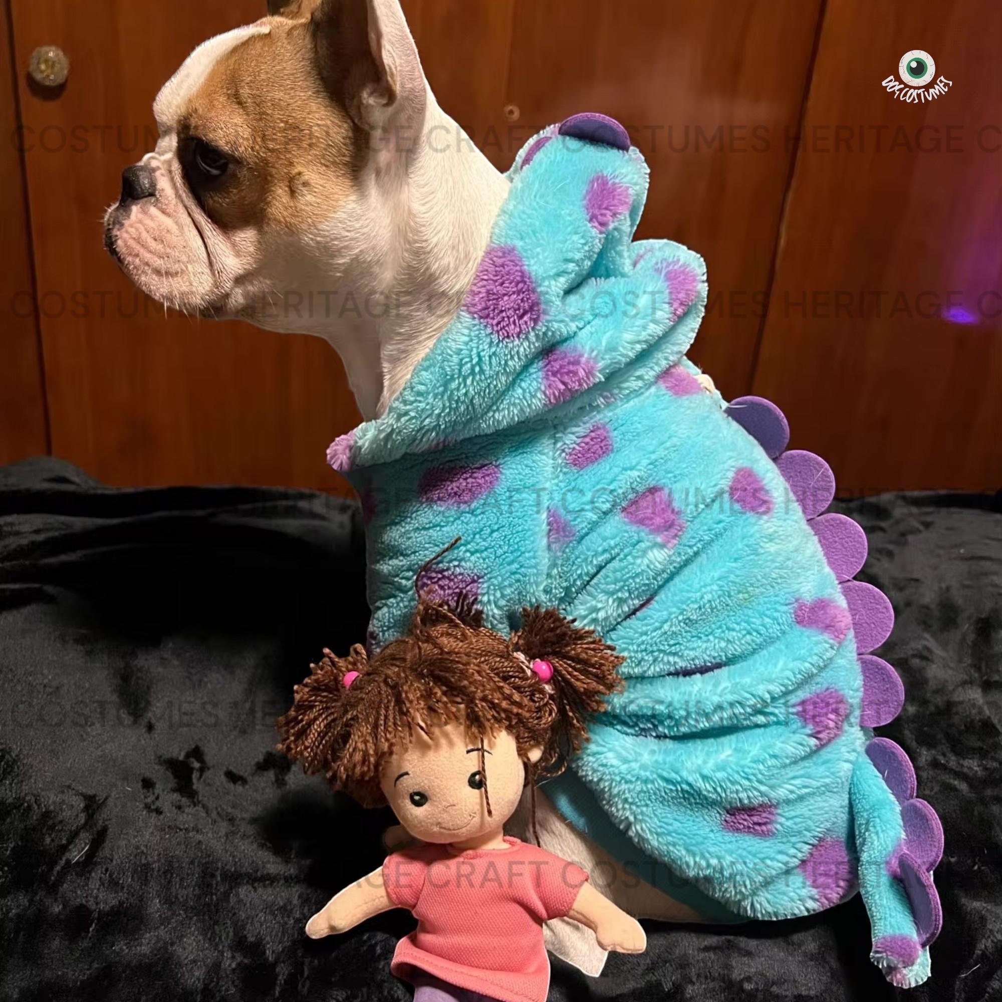 Sully Monsters Dog Costume, Adorable Sully Pet Outfit, Cute Cosplay for ...