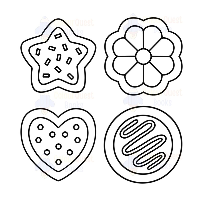 Baking Bold and Easy Printable Colouring Book: 32 Fun & Simple ...