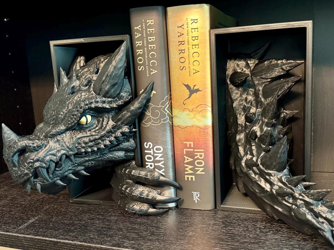 Dragon Book Nook, Fantasy Bookends, Book Lover Gift - Etsy