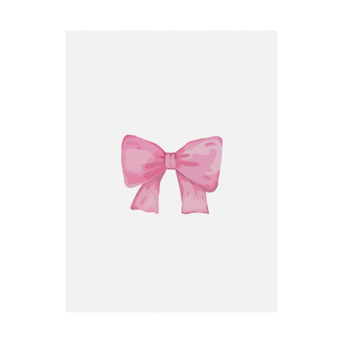 Pink Bow-poster - Etsy
