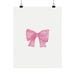 Pink Bow-poster - Etsy
