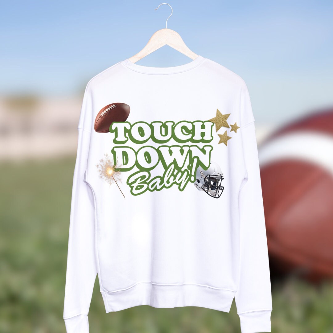 Retro Touchdown Baby PNG Football Season Football Mama Retro Football ...
