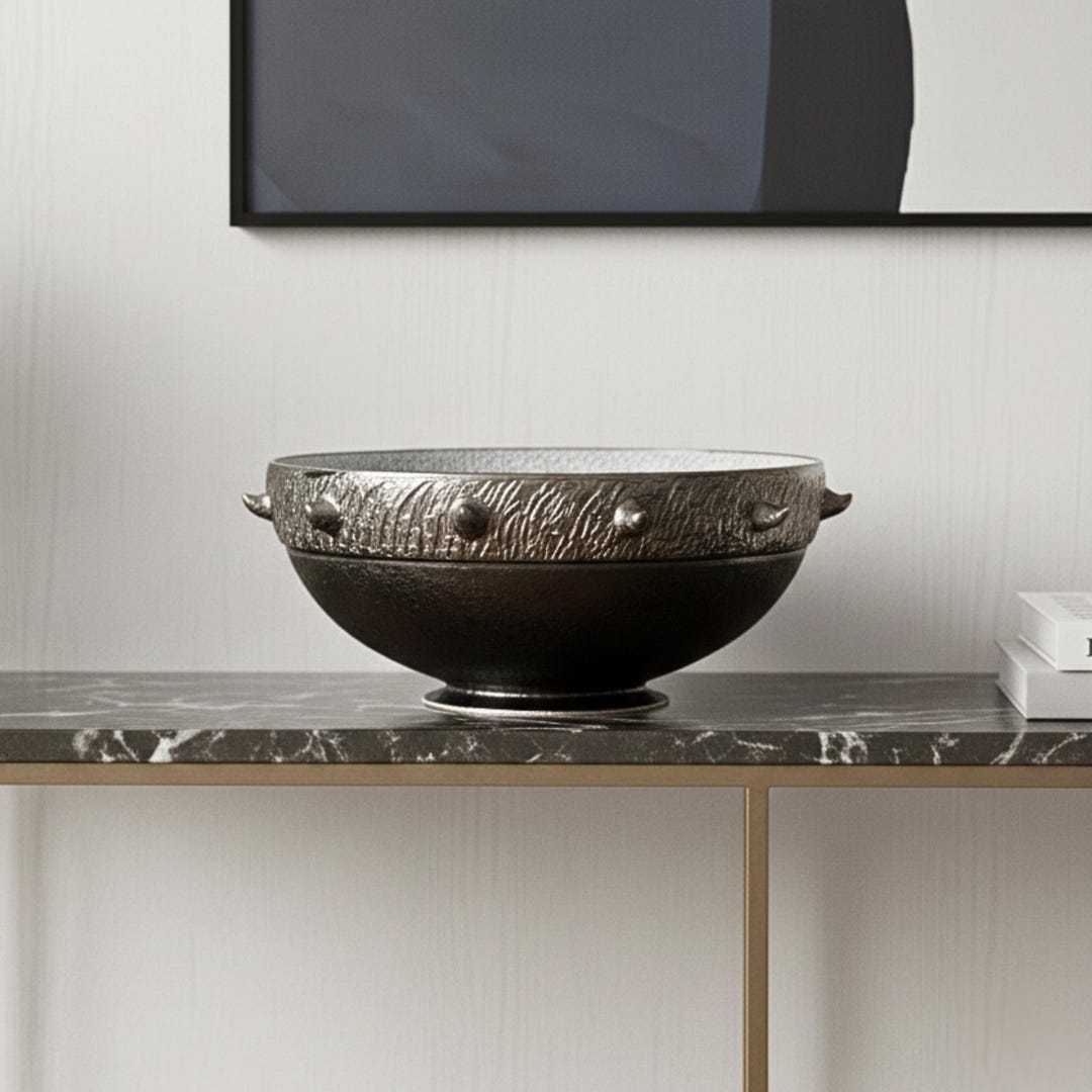 Dean Smith Art Ceramics Australian Studio Pottery Bowl With Metallic ...