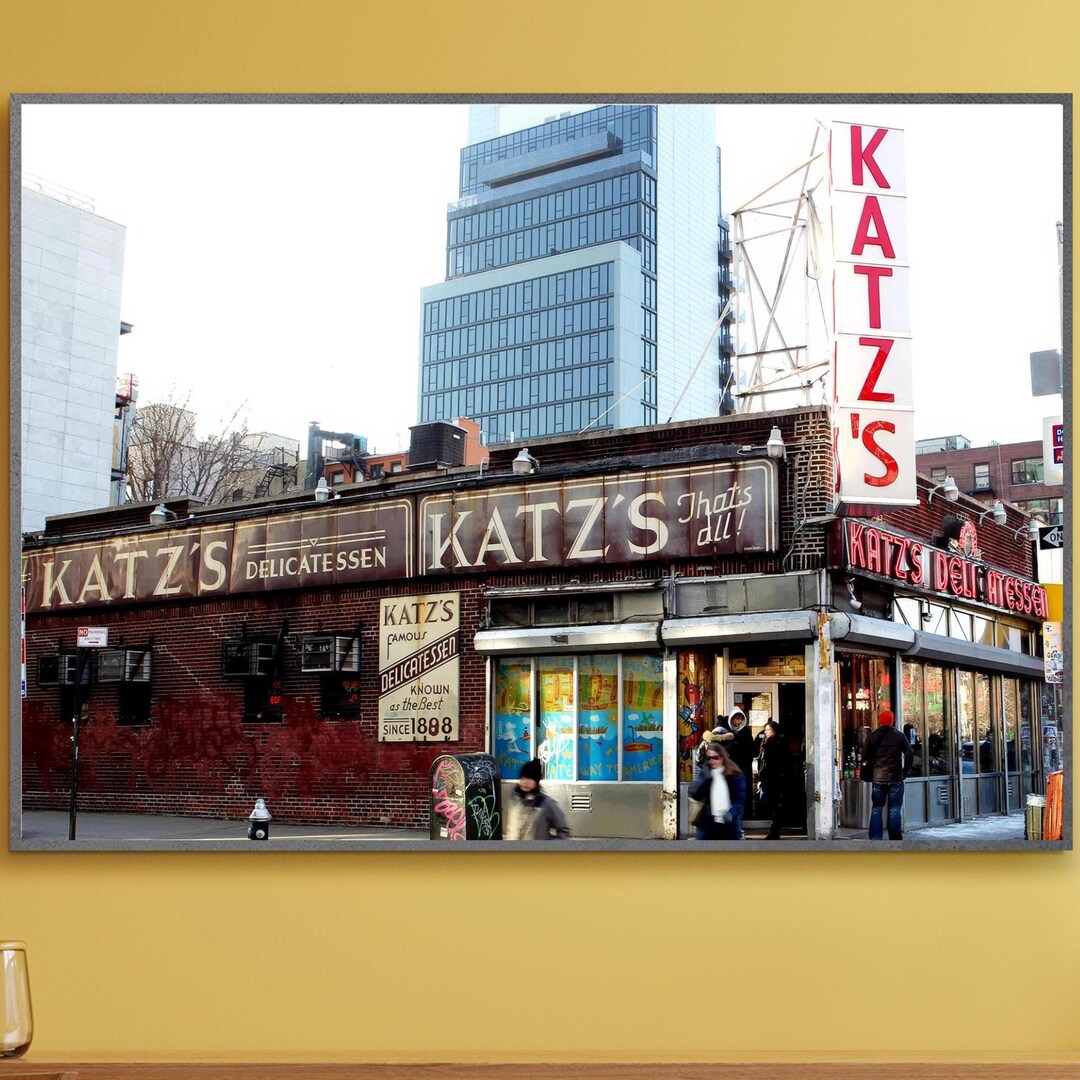 Modern Wall Art * Fine Art Photography * Katz's Deli NYC * Downloadable ...