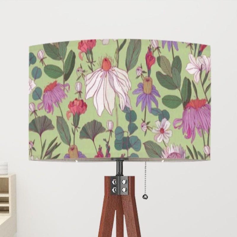 Botanical Lampshade - Etsy