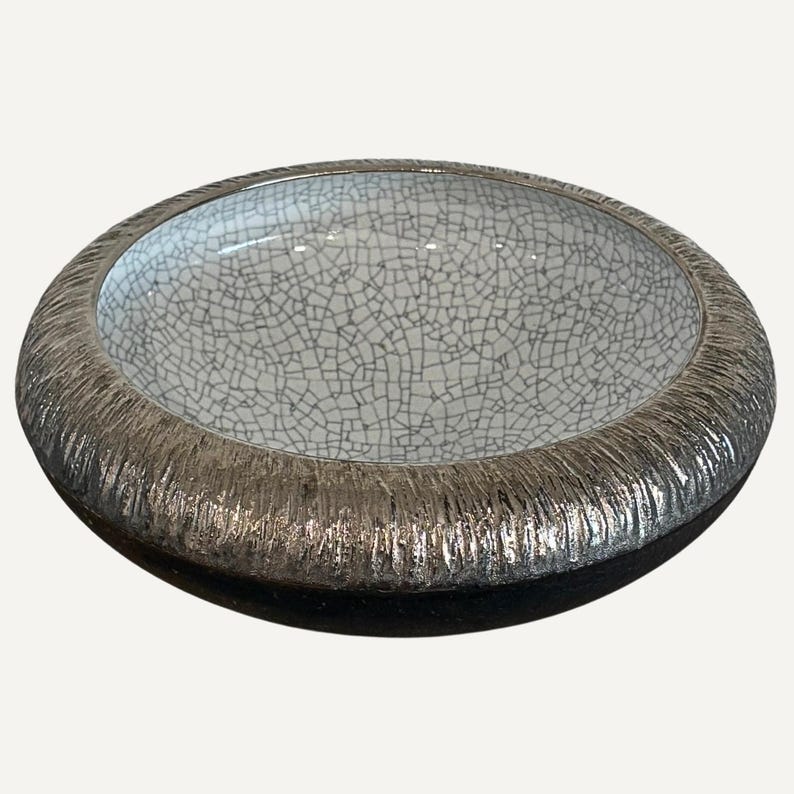 Dean Smith Art Ceramics Australian Studio Pottery With Bowl Metallic ...