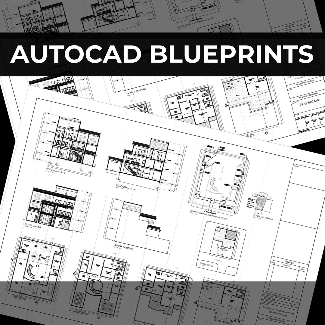 Autocad, Autocad Blueprints, Autocad House Plan, Autocad Plans, Autocad ...
