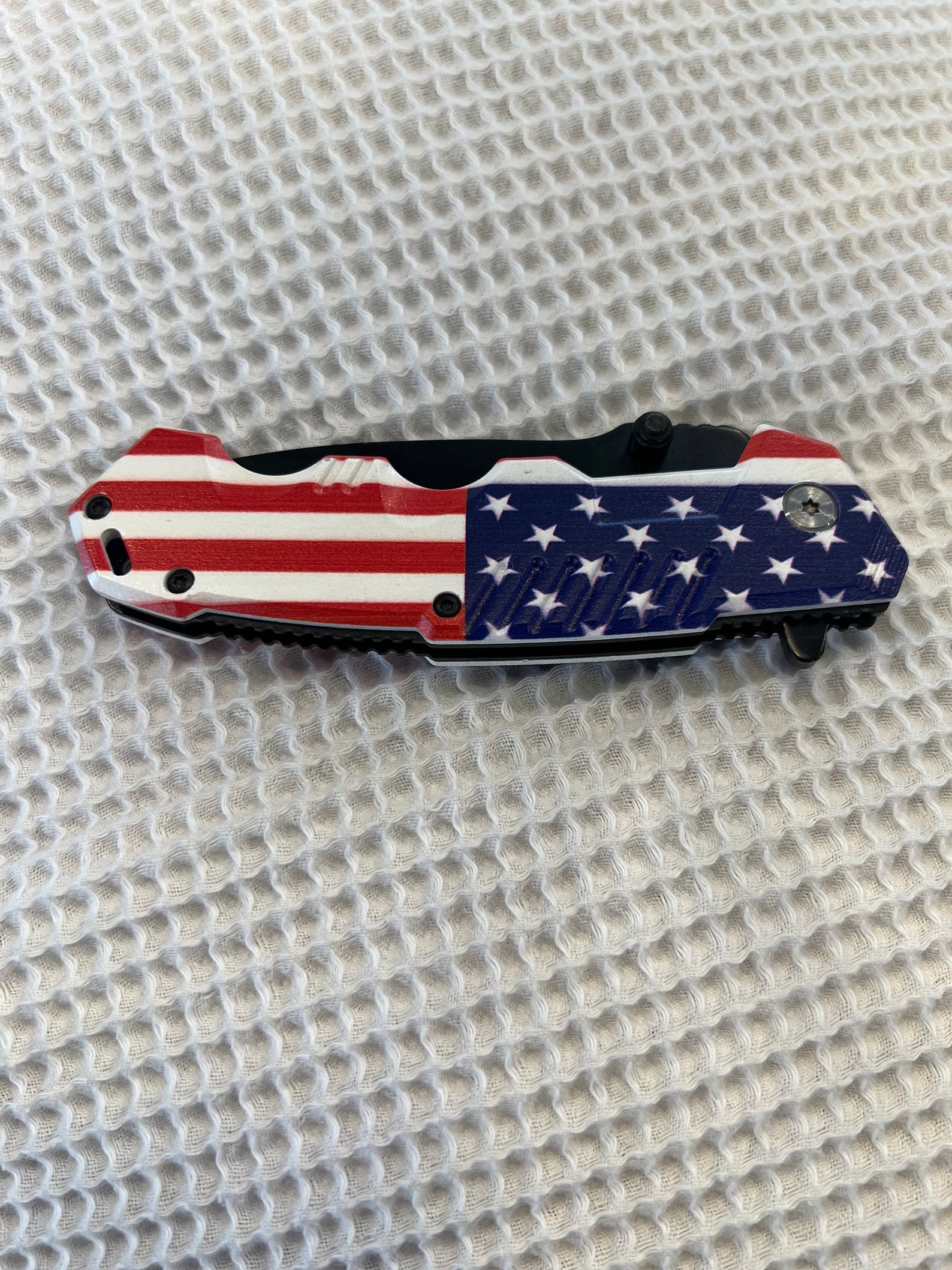 American Flag Pocket Knife: Patriotic USA Folding Knife - Etsy