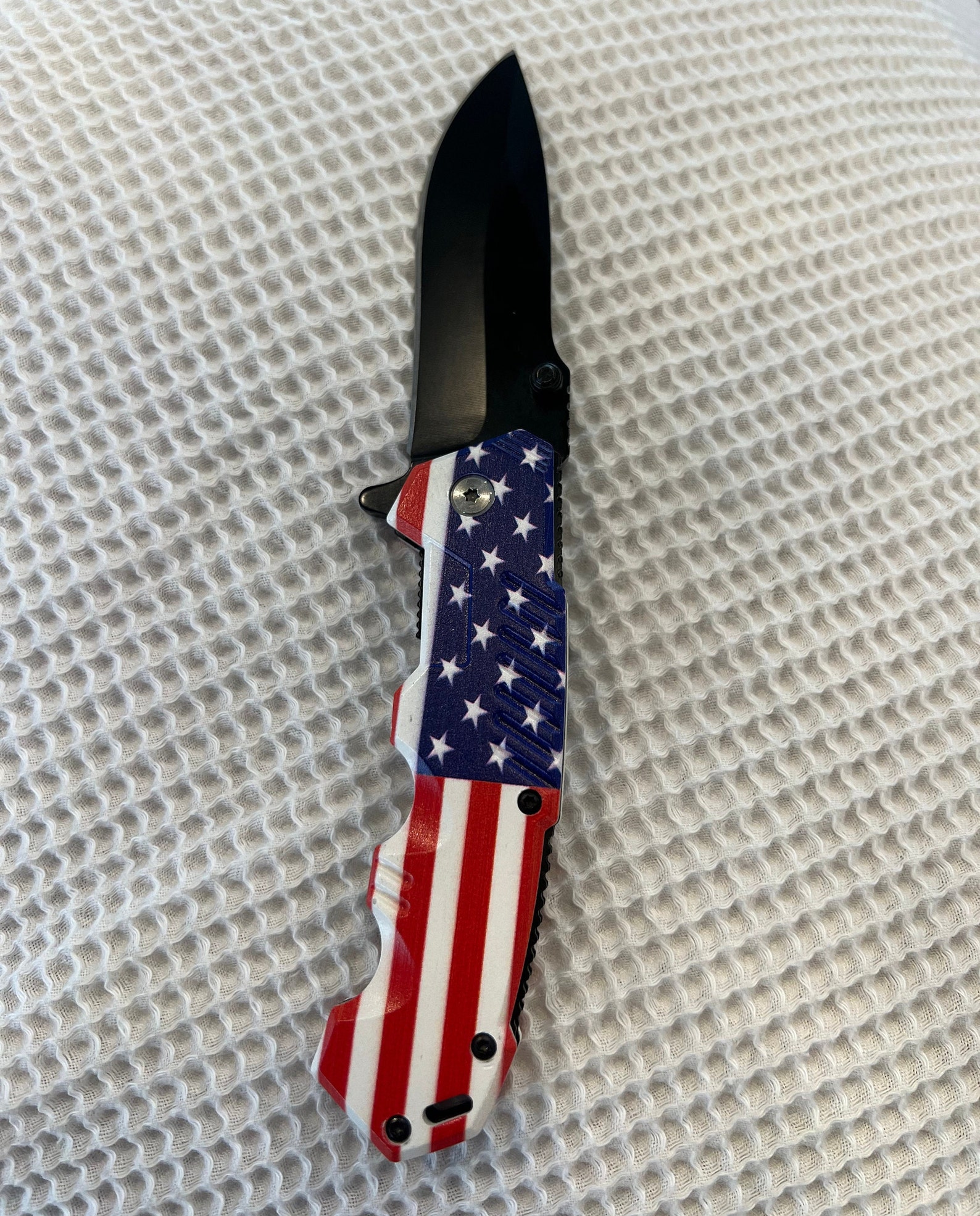 American Flag Pocket Knife: Patriotic USA Folding Knife - Etsy