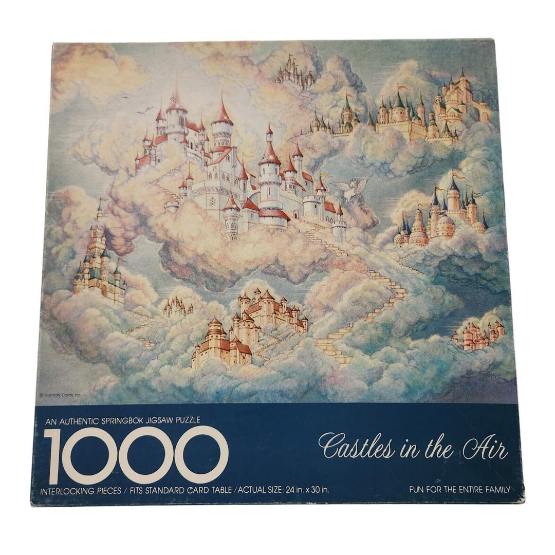 Springbok Hallmark 1000 Piece Fantasy Jigsaw Puzzle Castles in the Air ...