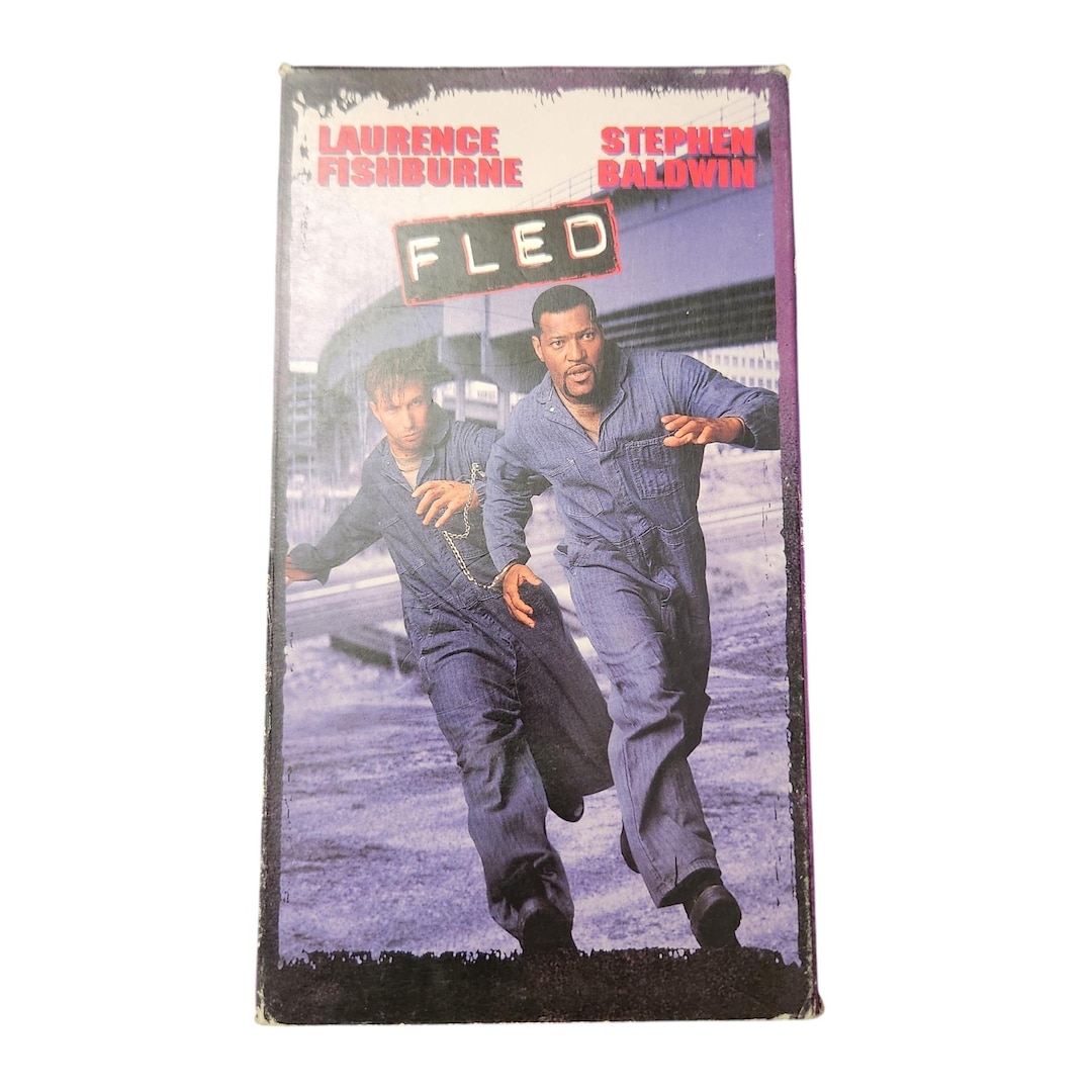 Vintage Fled VHS, 1997 Stephen Baldwin, Laurence Fishburne - Etsy