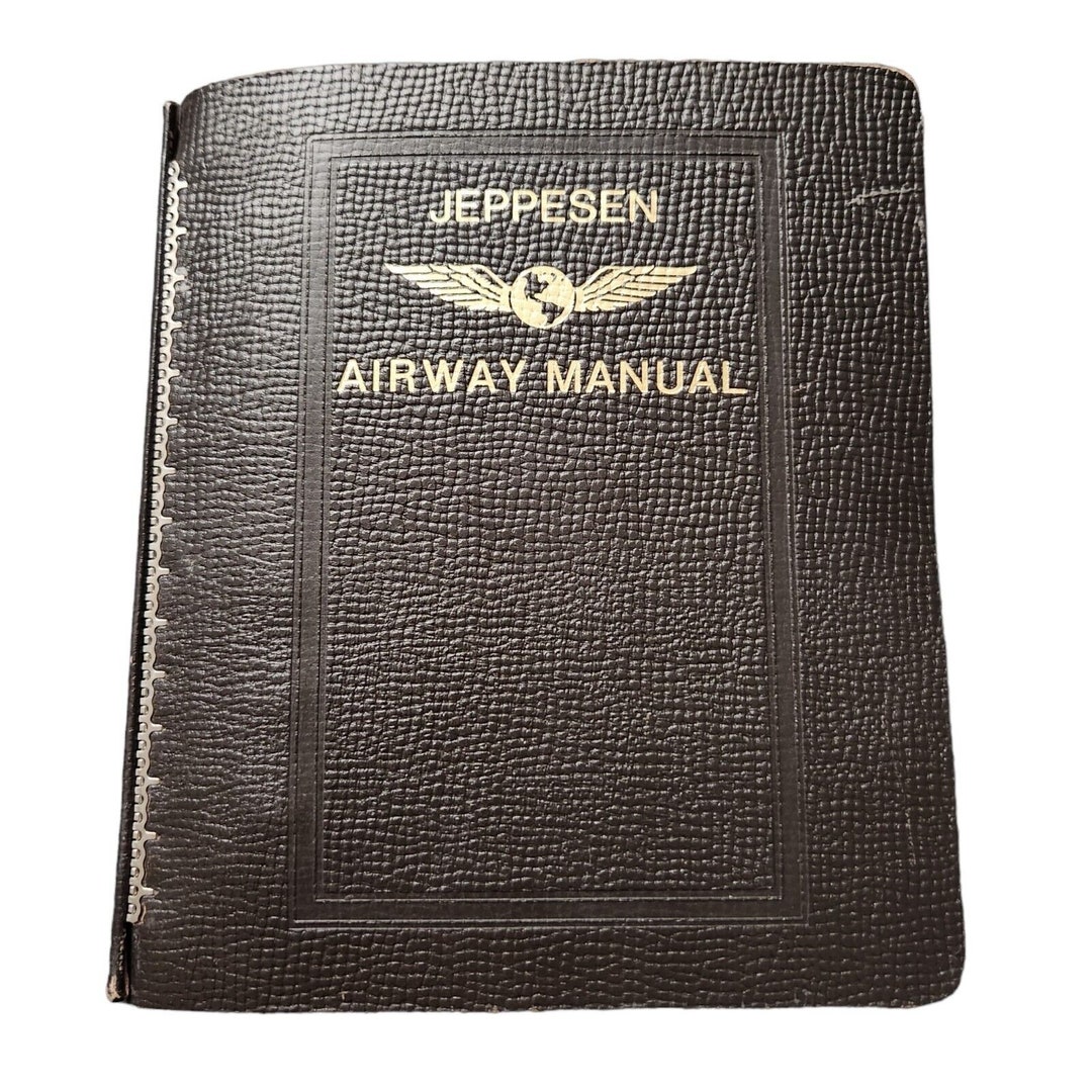 Vintage Jeppesen Airway Manual Services Western US Radio Facilities Airport Director 1980's - Etsy