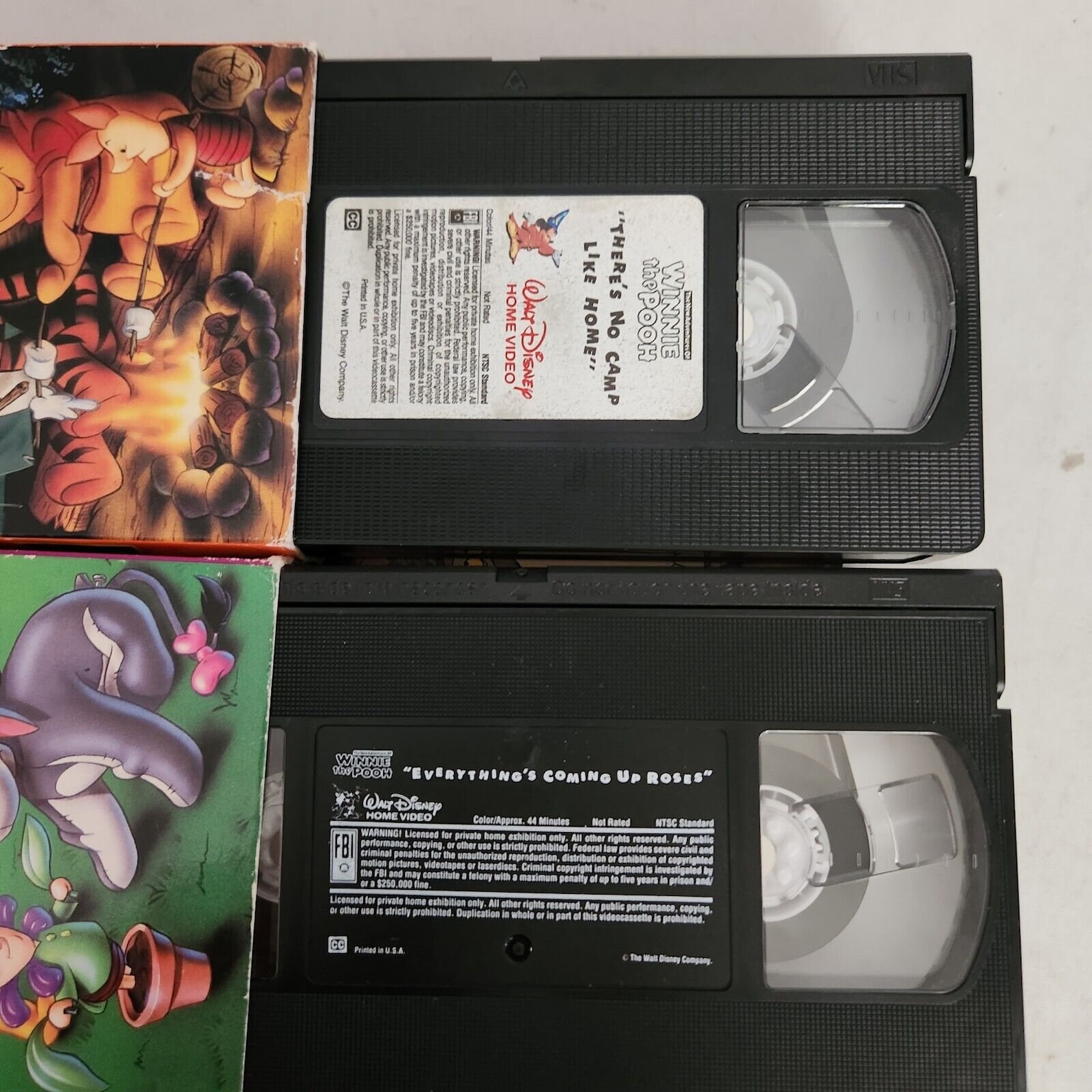 Winnie the Pooh VHS Lot Adventures of Winnie Disney and Tigger Too ...