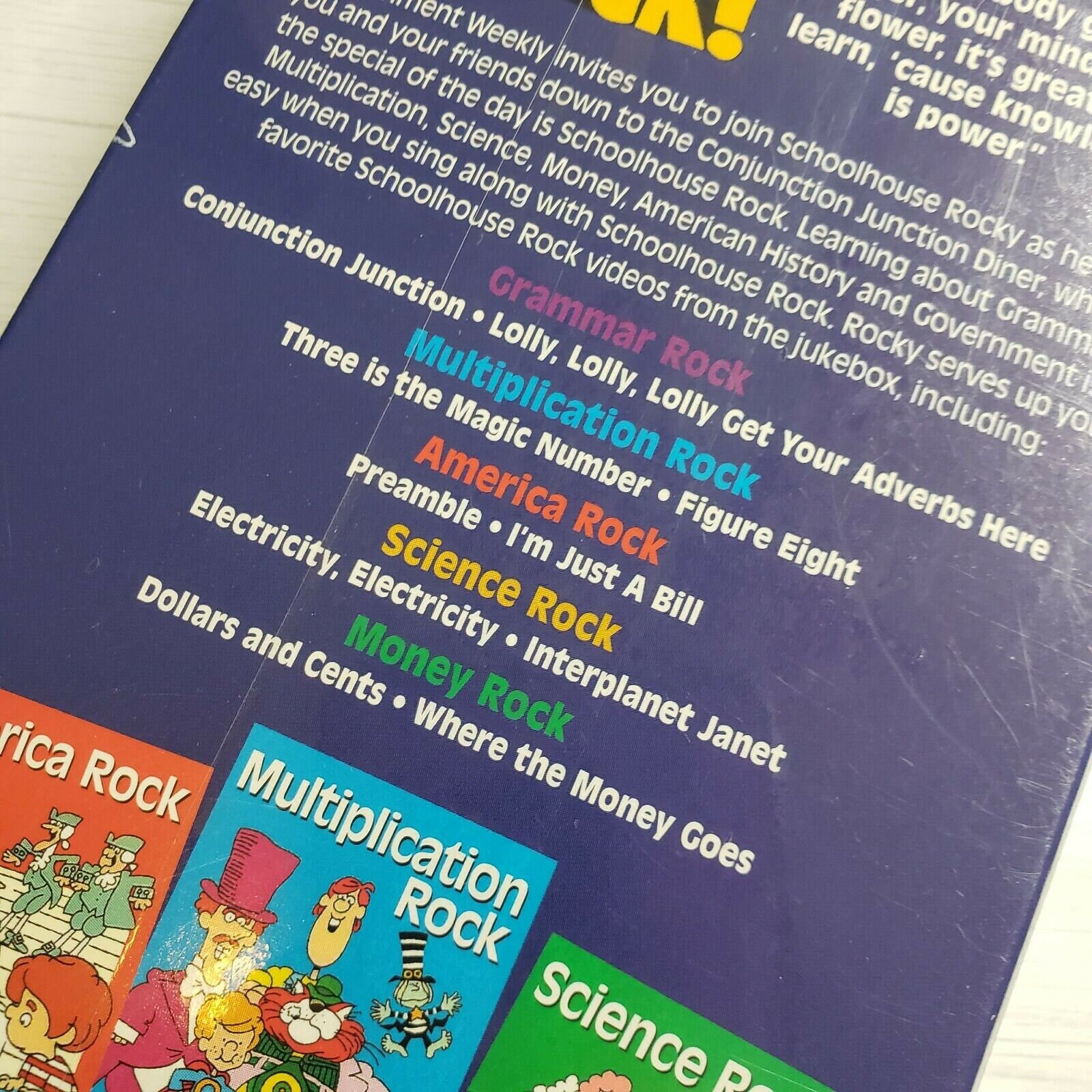 School House Rock Video Collection VHS 1995 Sealed Grammar Science More ...