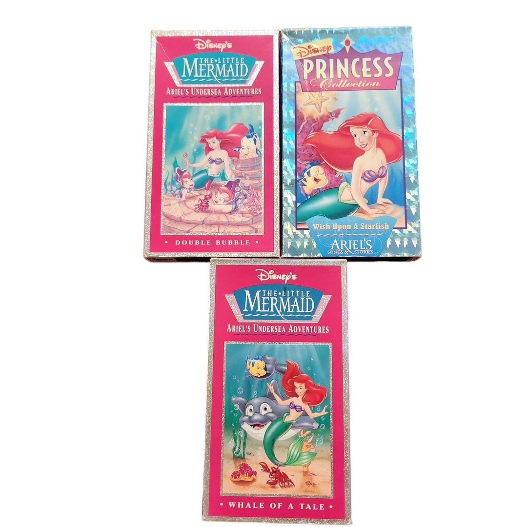 Vintage Disney's the Little Mermaid Ariel's Undersea Adventures VHS ...