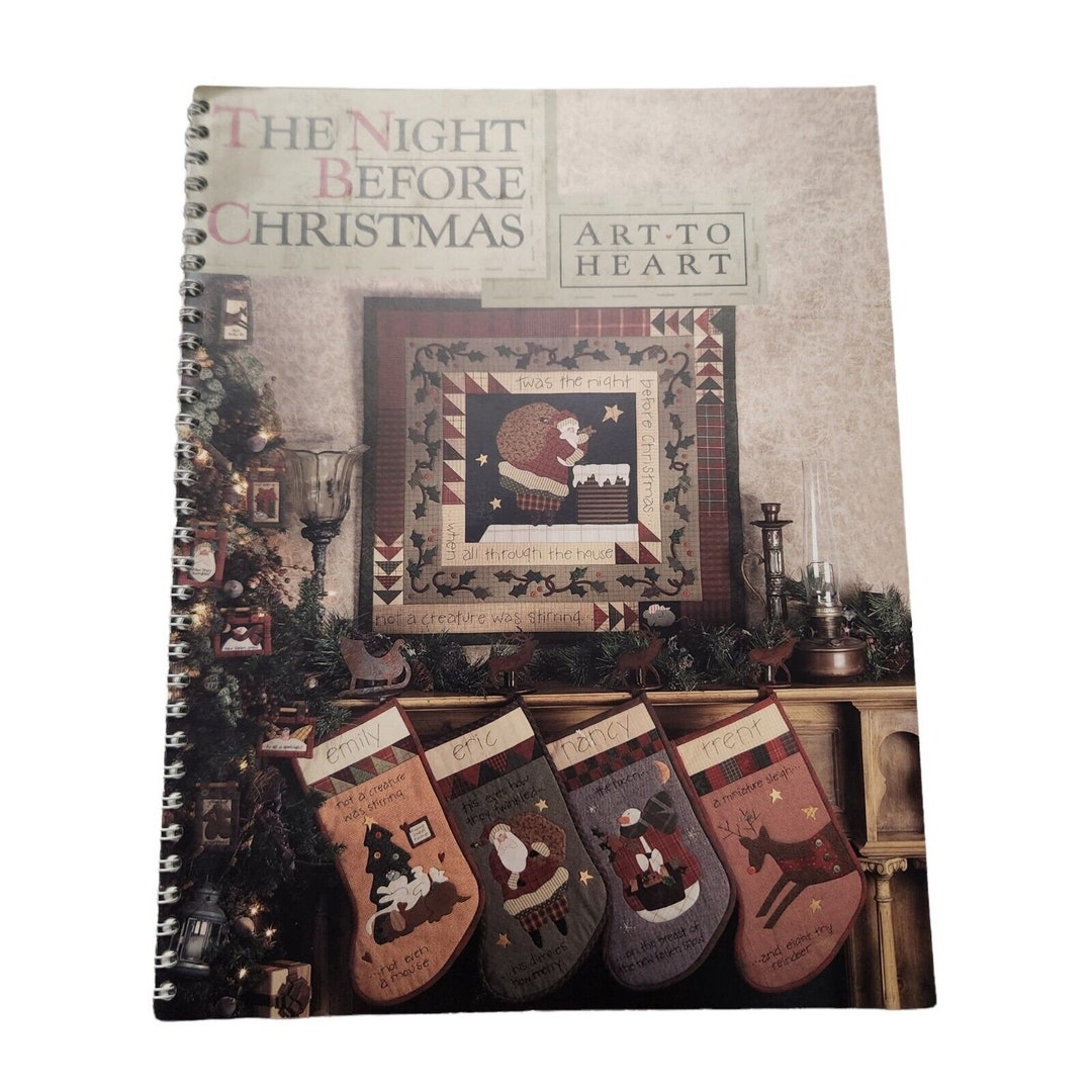 514b Nancy Halvorsen the Night Before Christmas Art to Heart Quilt ...