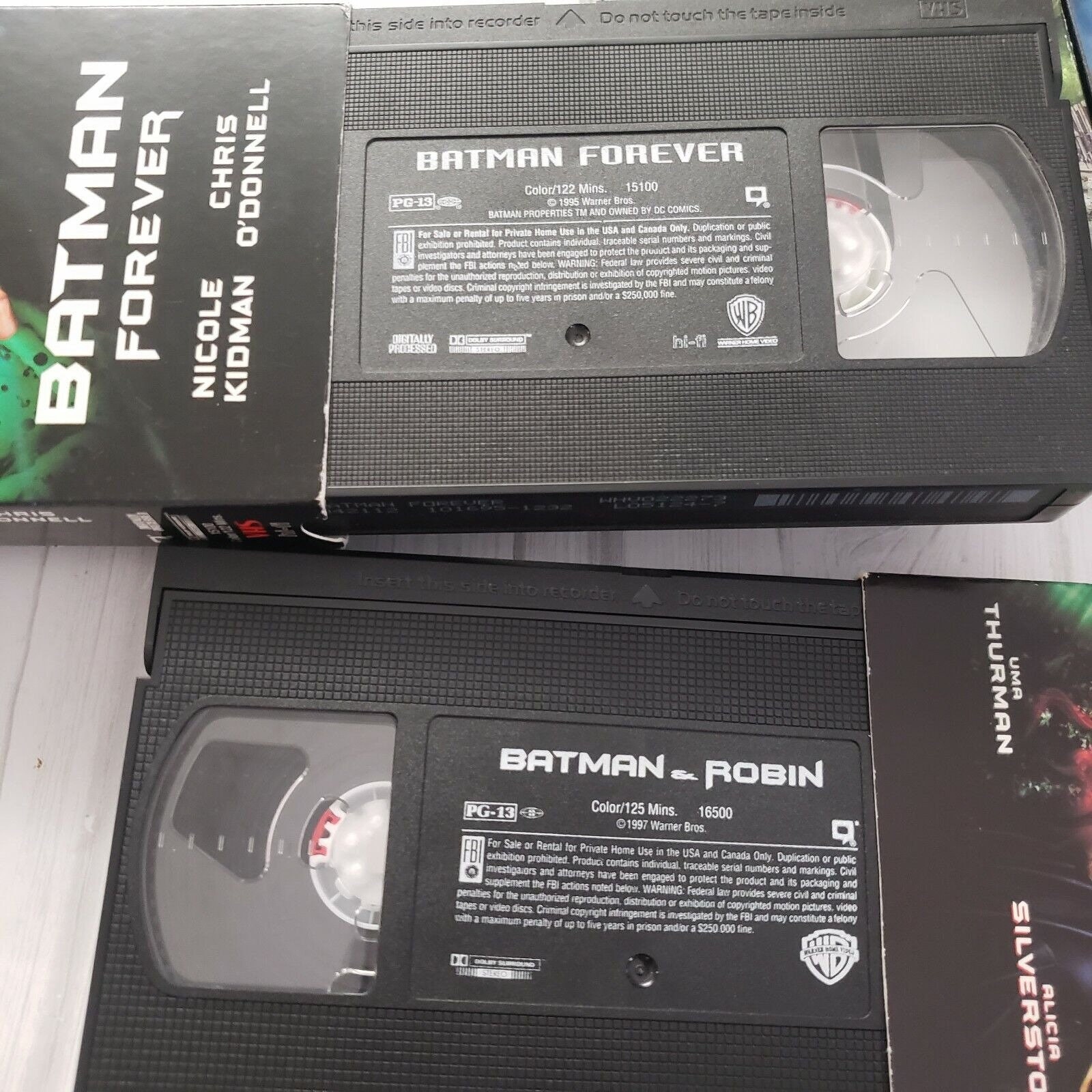 Vintage VHS Video Tape Cult Classic Movies Action Batman Godzilla Lot ...