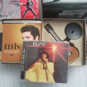 Vintage Elvis Tin Boxes Collection CD Tin Holders CD Memories ...