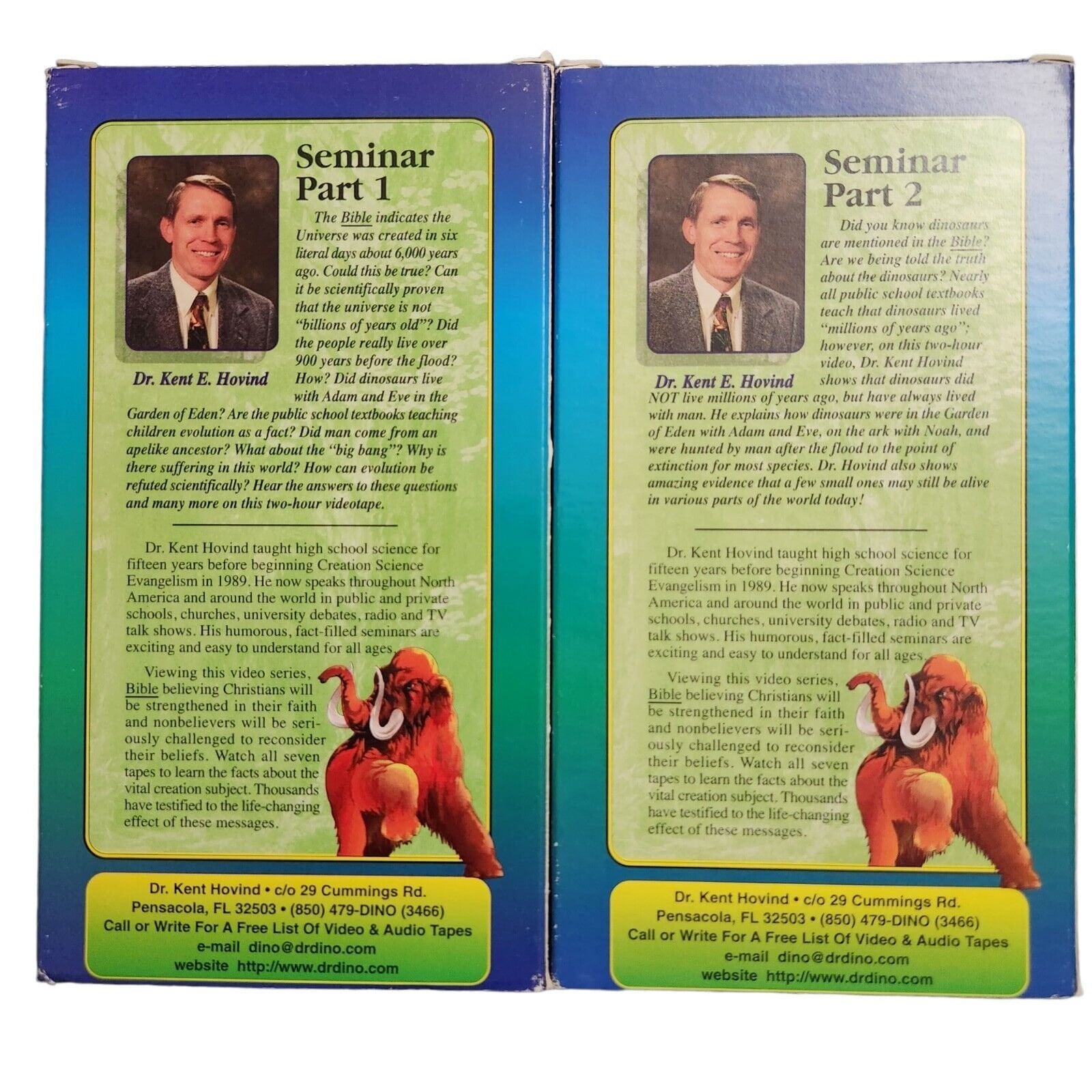 Dinosaurs Creation Evolution VHS Tape Parts 1 and 2 Creation - Etsy