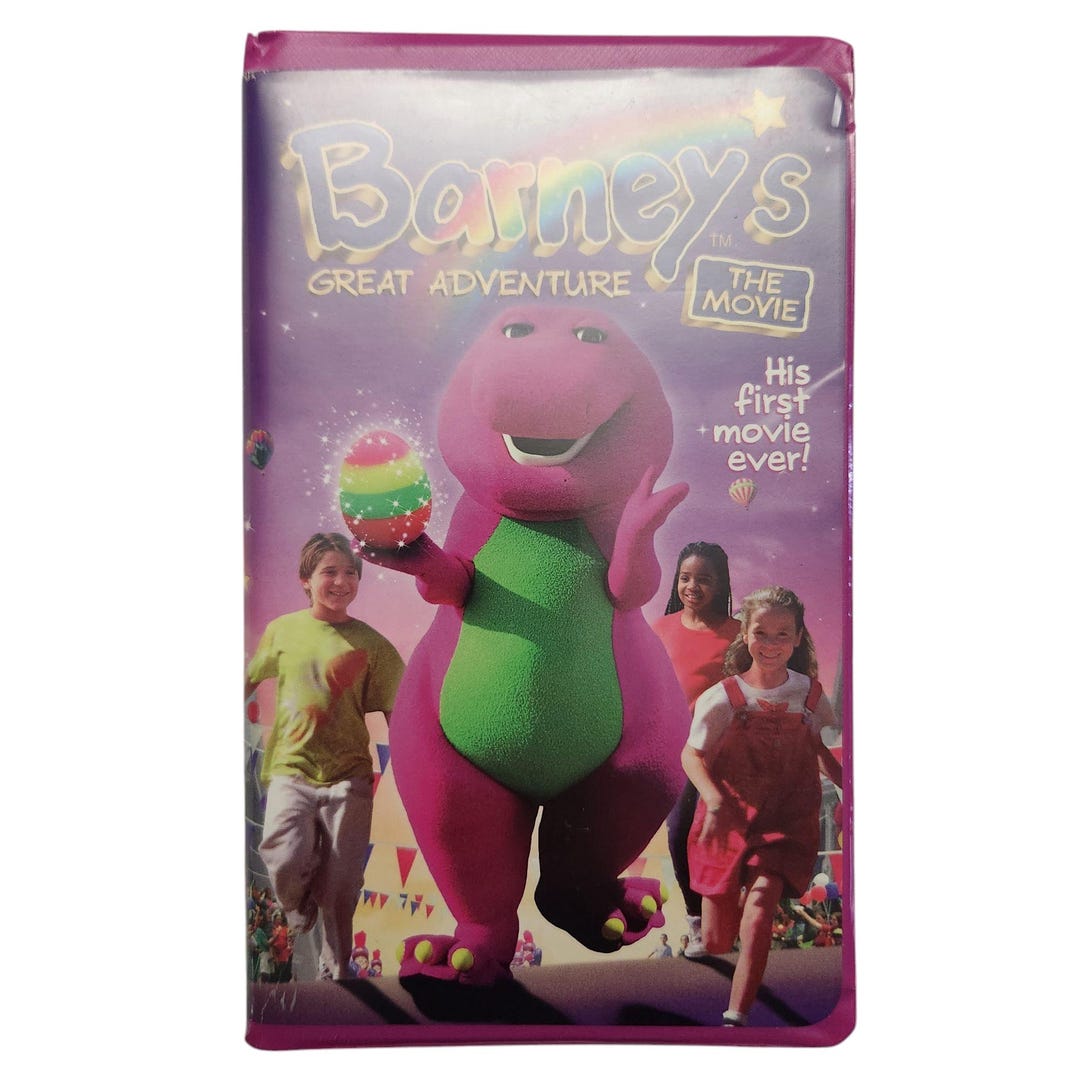 Barney - Barneys Great Adventure: the Movie VHS, 1998 Vintage - Etsy