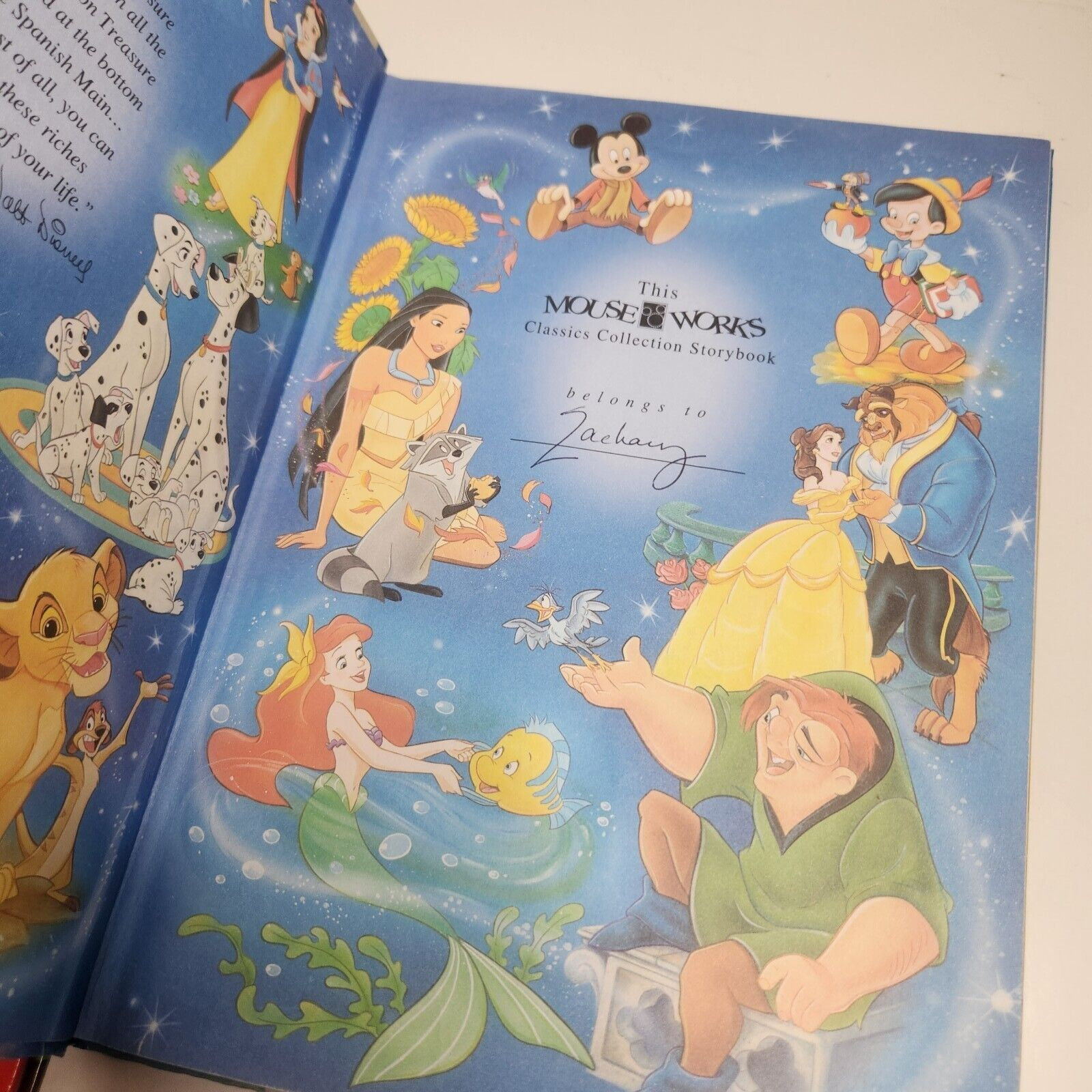 Vintage 90s Lot of 7 Walt Disney Classic Series Books Mouse Works ...