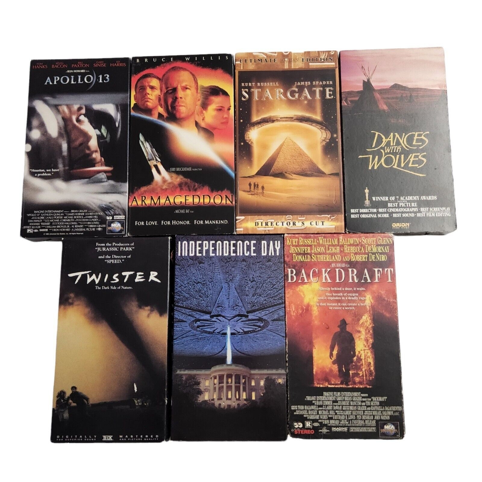 Vintage VHS Video Tape Cult Classic Movies Action Lot of 7 - Etsy