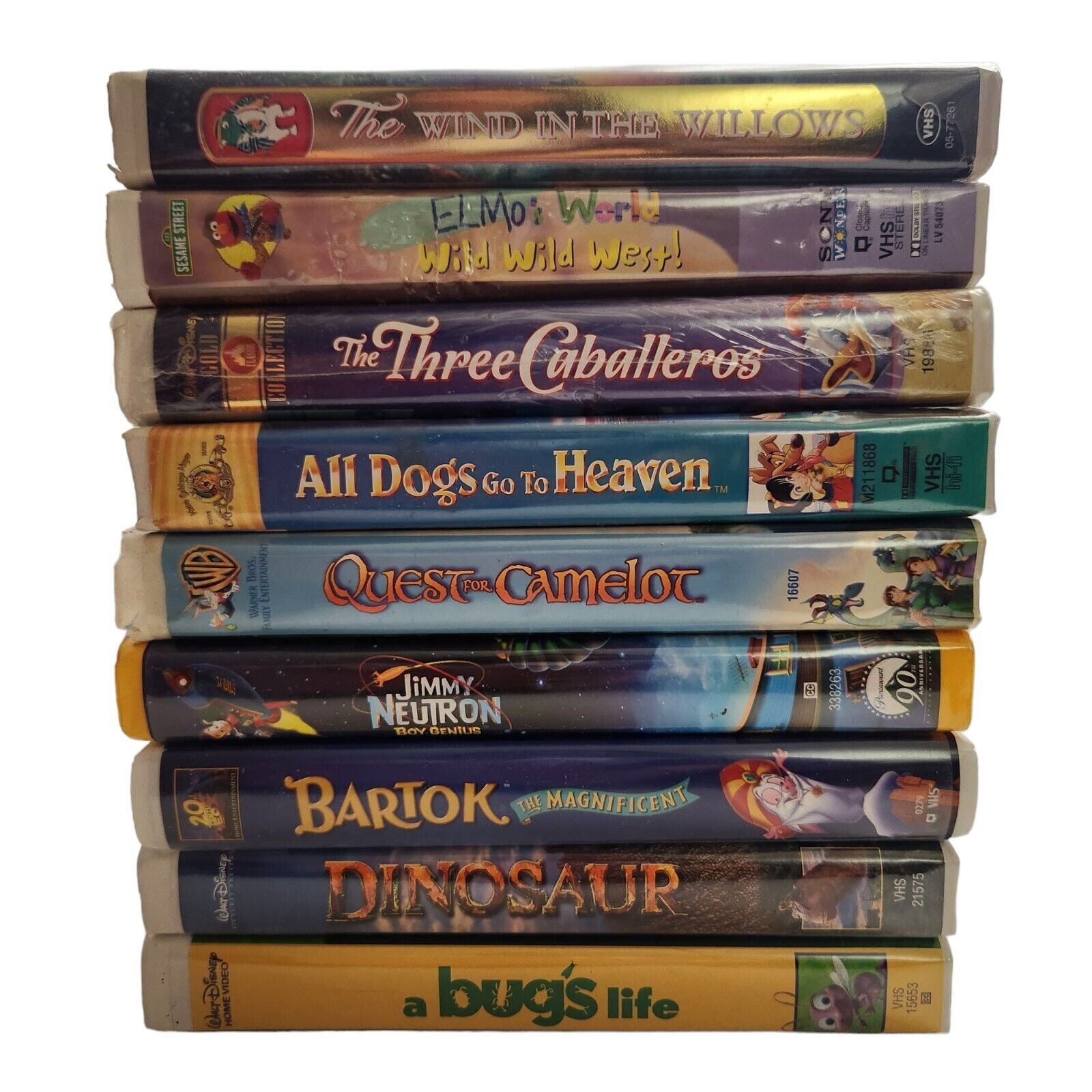 Lot of Vintage Disney Classic VHS Kids Movies A Bugs Life Bartok the ...