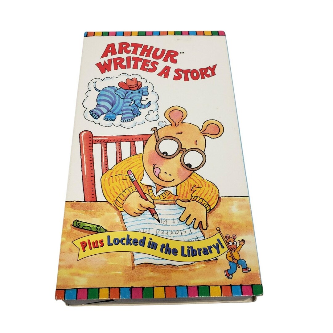Vintage 90s Arthur - Arthur Writes A Story VHS 1997 - Etsy