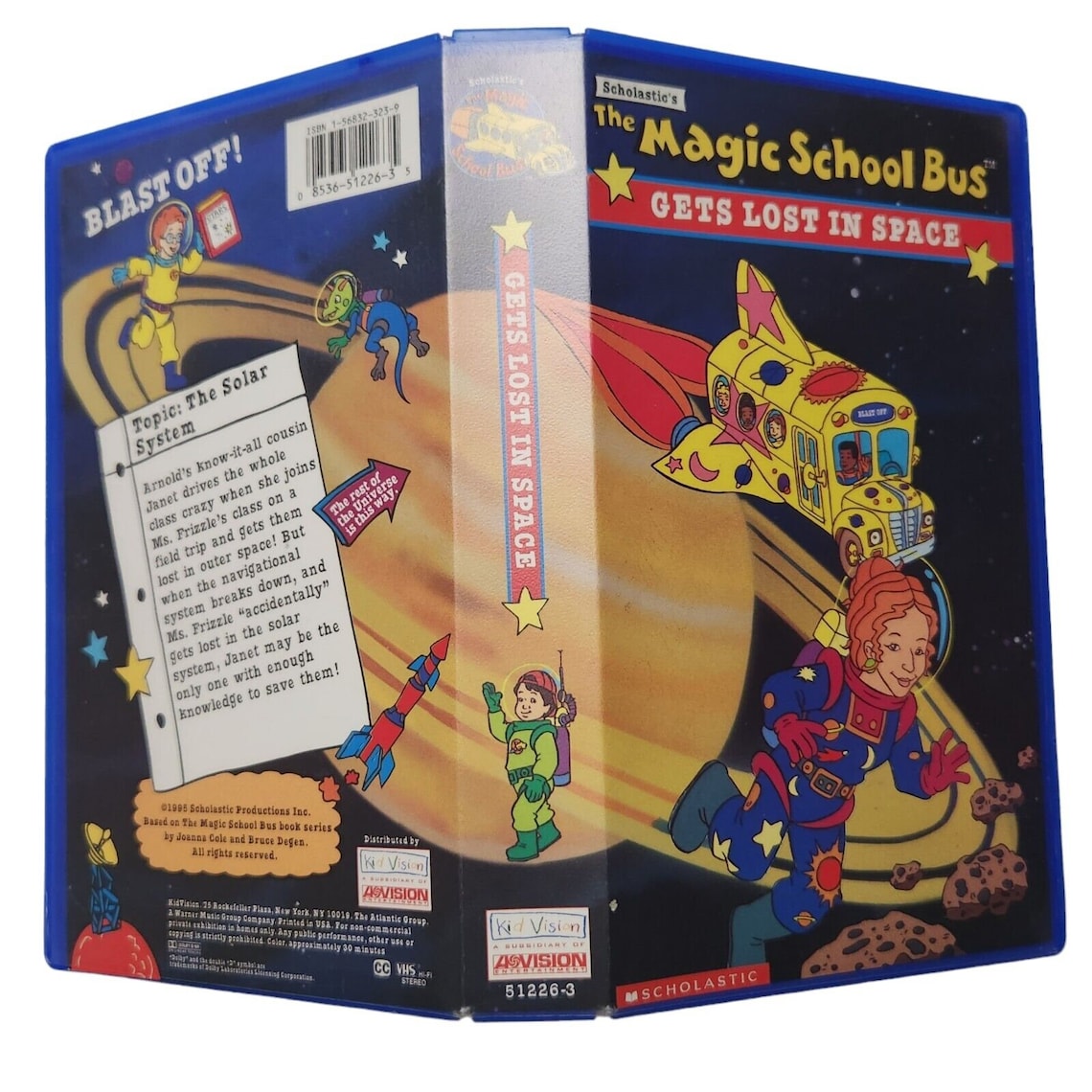 Magic School Bus Gets Lost in Space VHS 1995 Clam Shell - Etsy